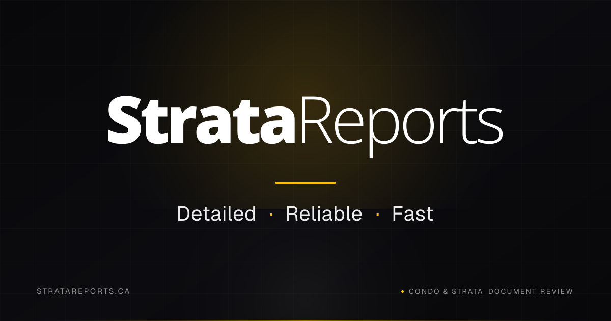 Condo & Strata Document Review in BC, Alberta & Ontario | StrataReports